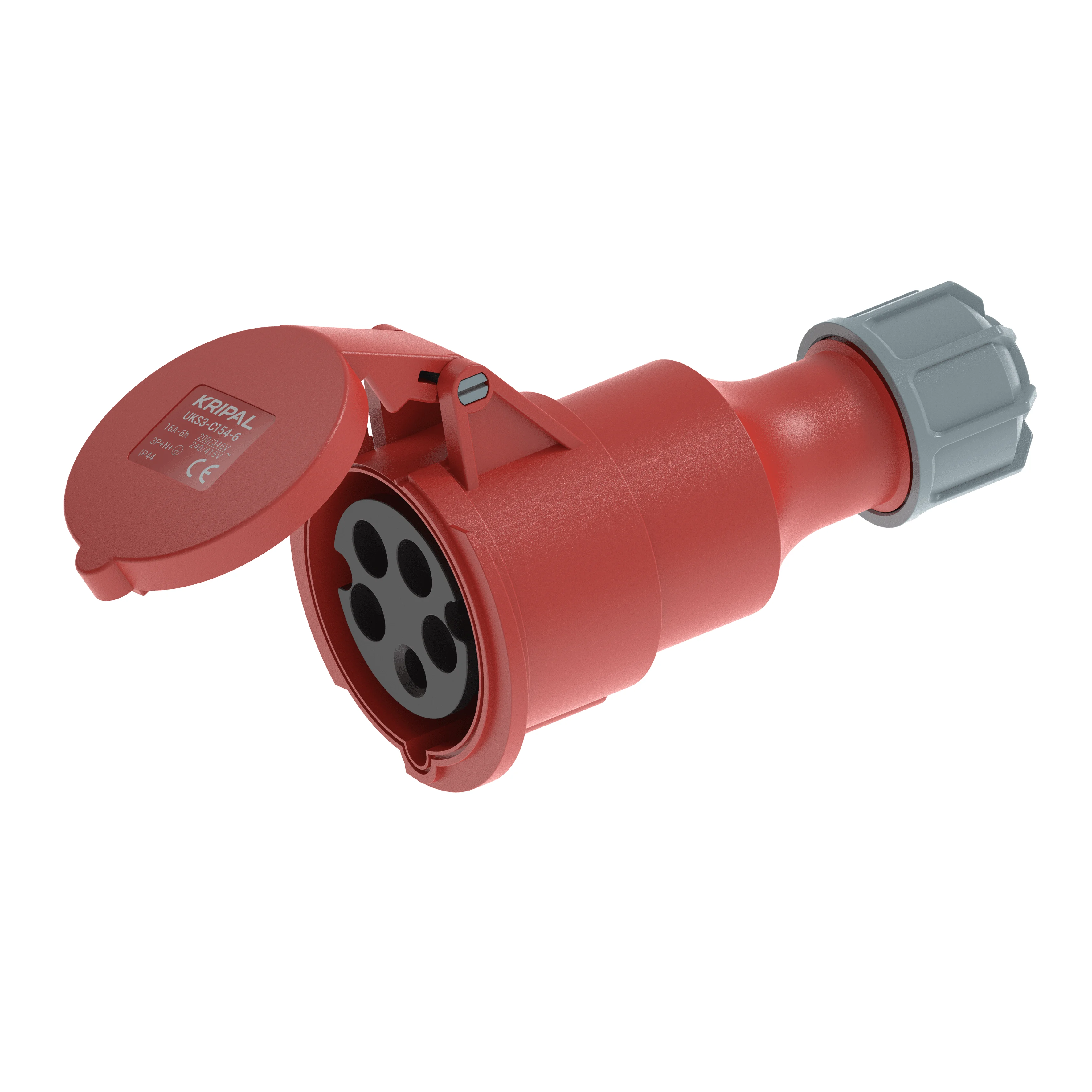 Iec Cee Factory Kripal 4p 5p 16a Industrial Socket Ip44 Electrical ...