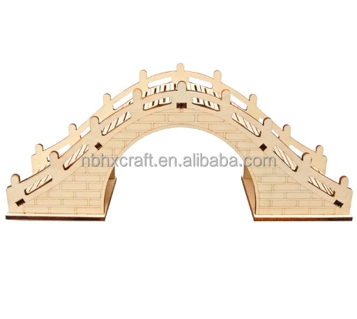 Science And Technology Small Wooden Arch Bridge Children Primary School ...