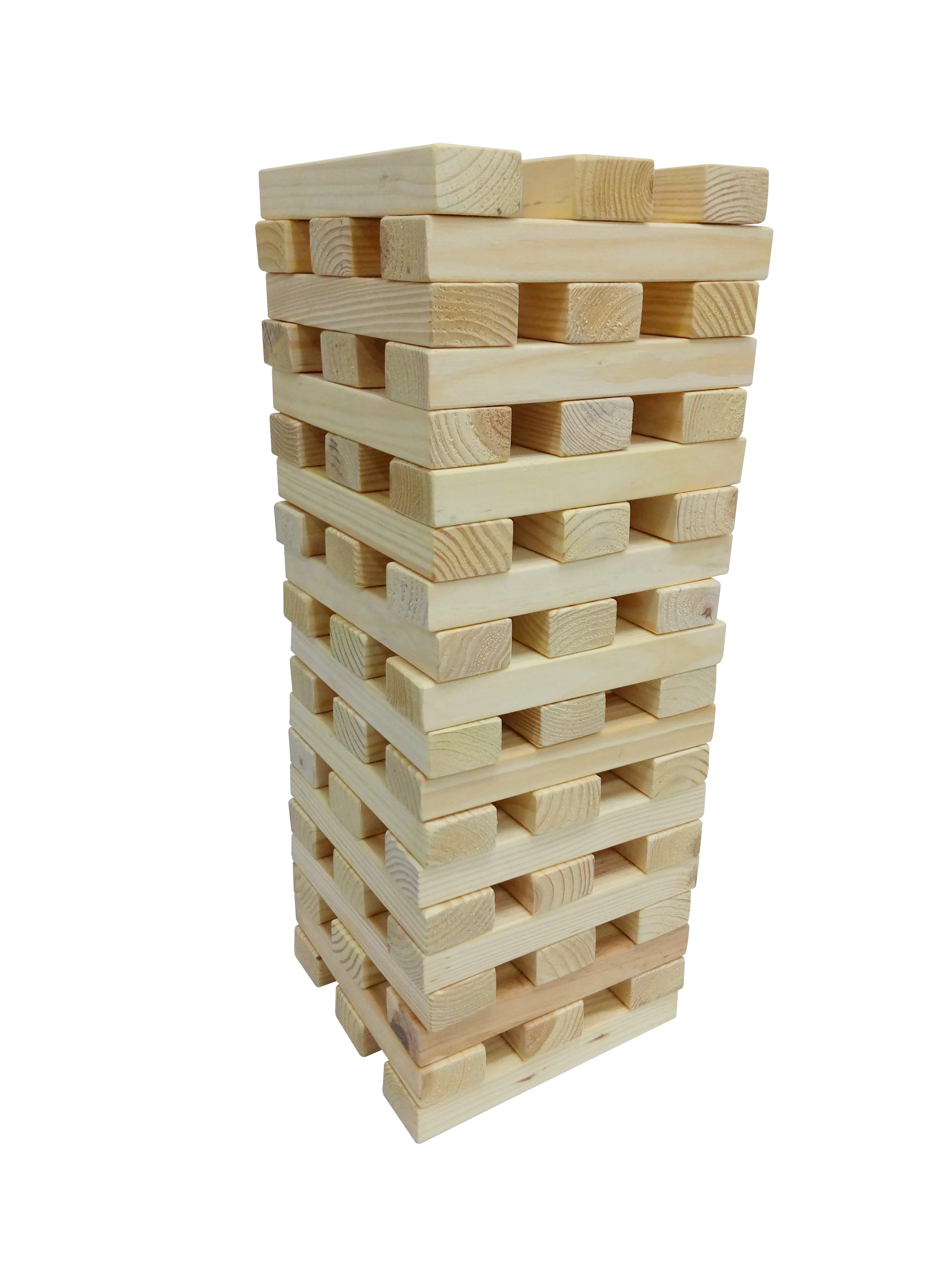 60PC WOODEN GIANT TUMBLE TOWER Tumbling Tower Building Blocks Custom ...