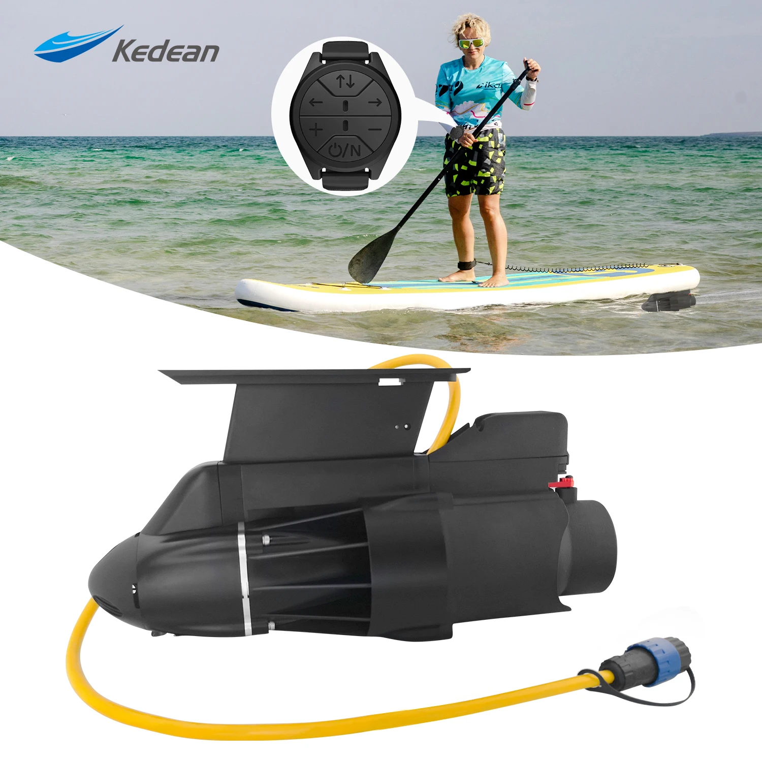 9KM/H Speed Directional SUP Propeller Motor 360W Electric Fin Thruster ...