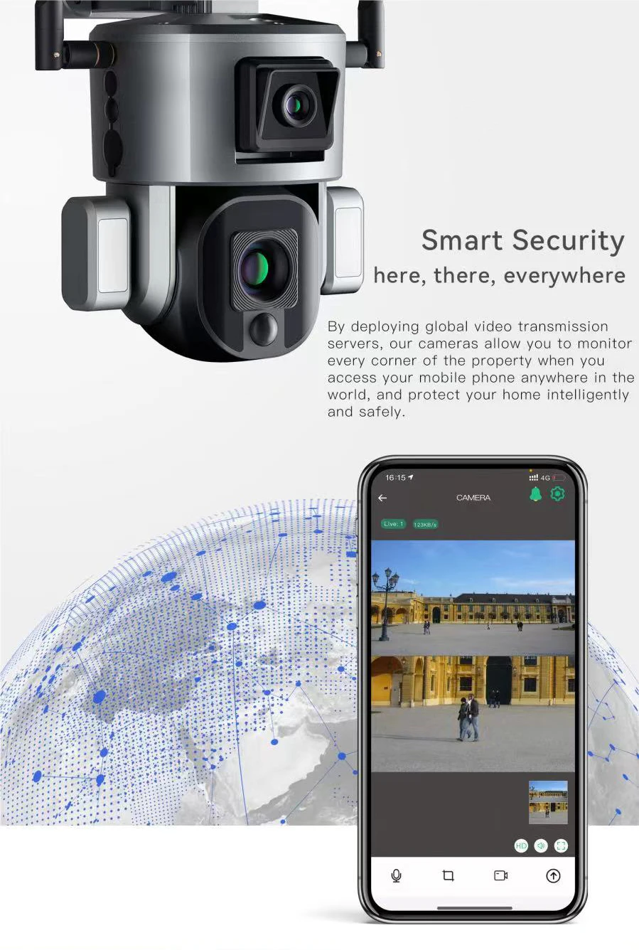 Niview App Wifi/4g 4MP Outdoor Camera - Smart Video Security