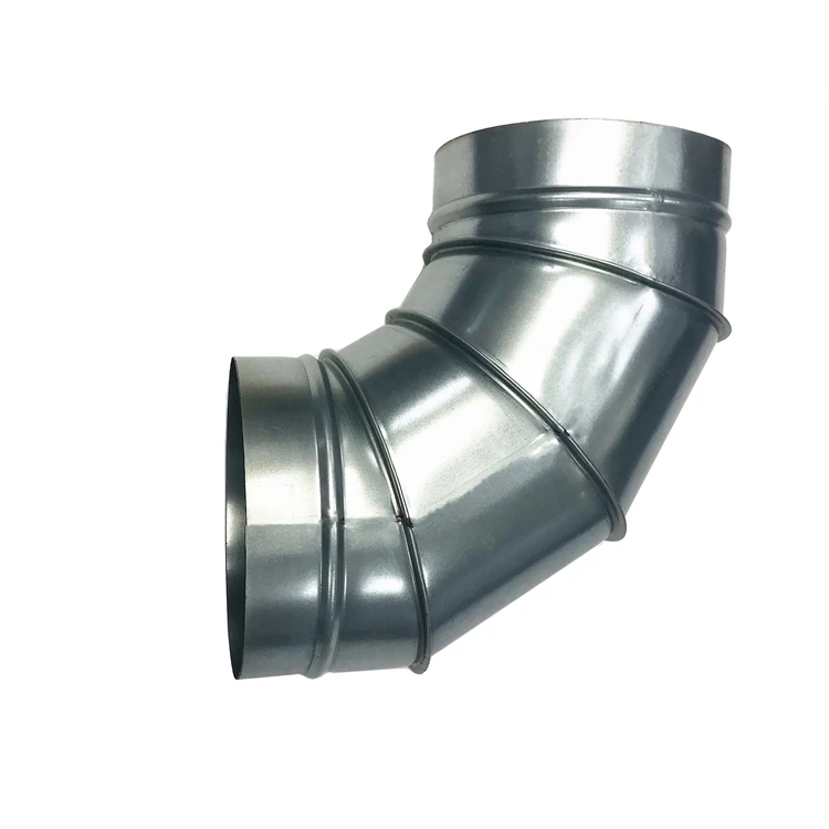 HVAC System Galvanized Sheet Pipe Elbow\\Bend Air Conditioning ...