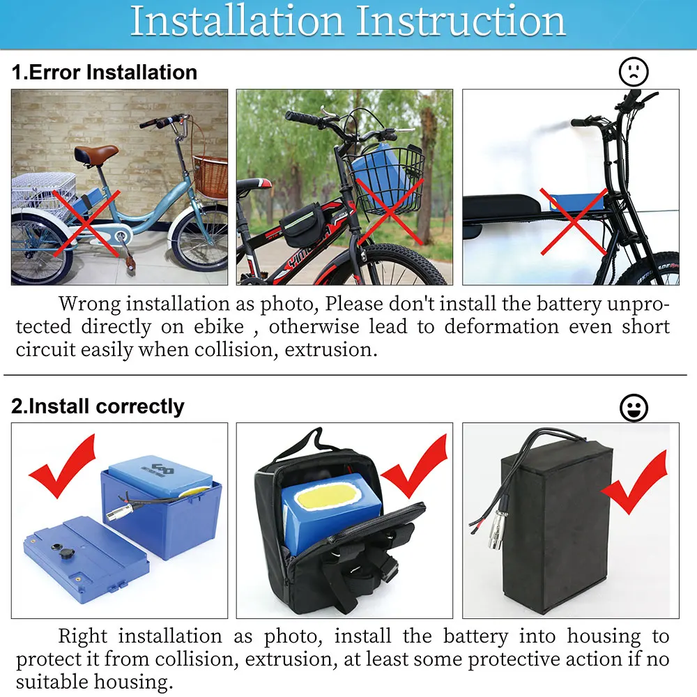 DIY UPP Electric Motorcycle Battery - 72v 40ah 3000W Motor