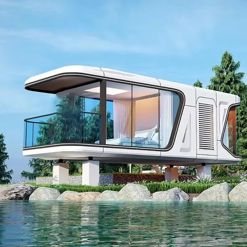 Capsule House Luxury Sleeping Pod Prefab Mobile Villa Space Capsule ...