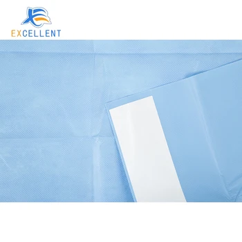Medical Fabric Surgical Disposable Drape Sheet With Tape Absorbent ...