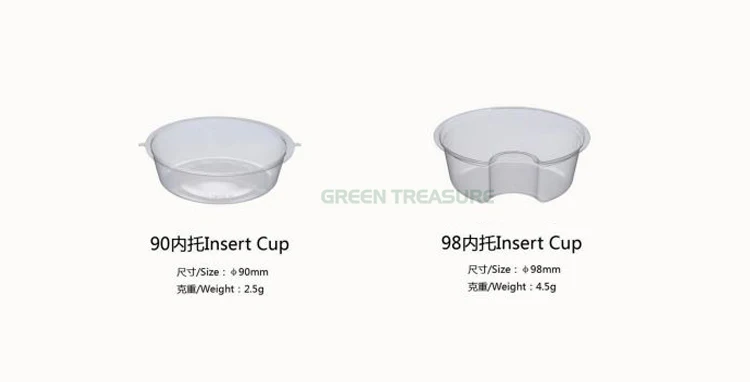 Clear Plastic Cups With Insert & Dome Lids(no Hole) Disposable Parfait ...