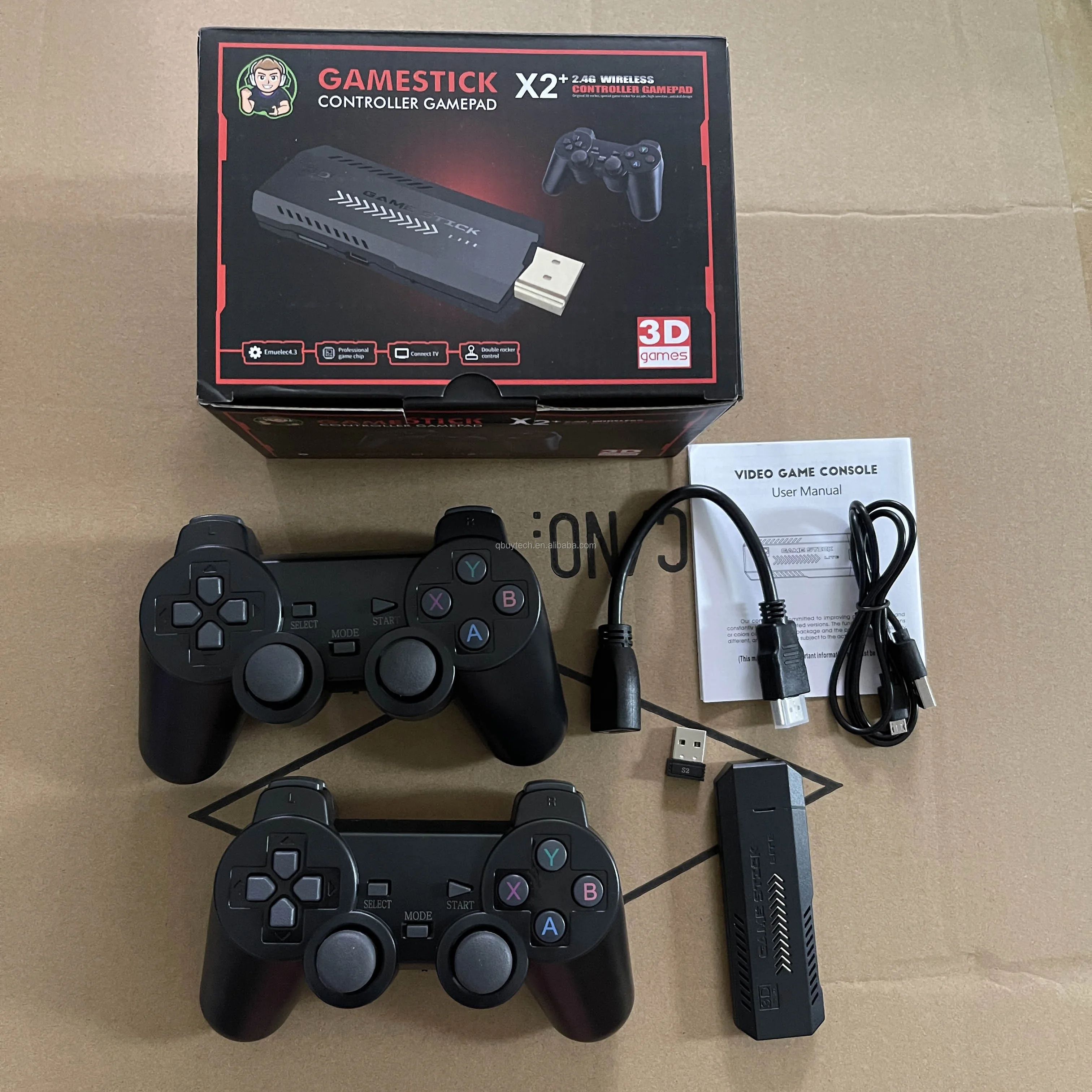 Ontrollers Sin Cables,Juego De 2 Unidades - Buy X2 Consolas De Videojuegos Clásicos Dual 2,4g ...