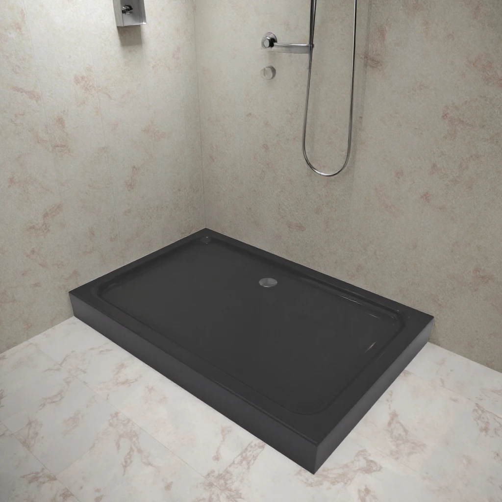 Exceed Custom Rectangle Fiberglass Shower Tray Modern Square Design ...