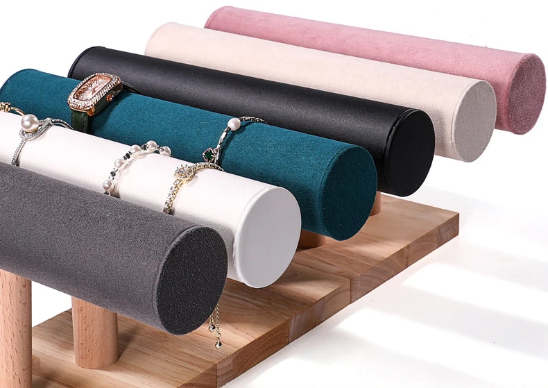 Portable Monolayer T-bar Bracelet Display For Watch Bangle Bracelet ...