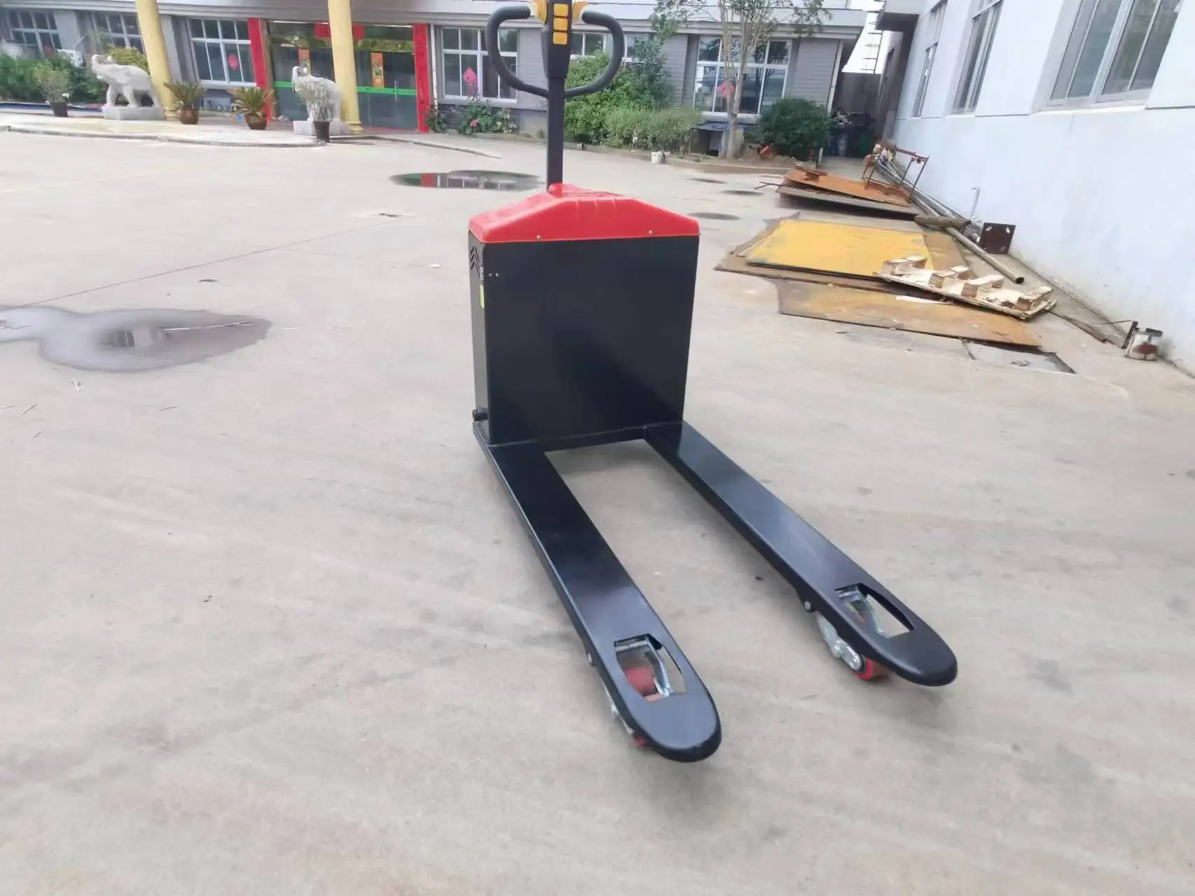 2000kg 3000kg Full Electric Off-road Pallet Truck Forklift Stacker ...