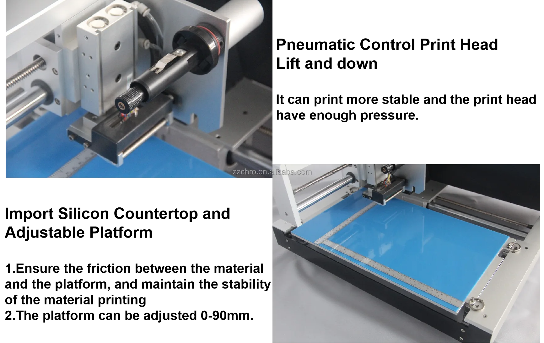 Automatic Desktop Digital Gold Foil Express Flatbed Hot Foil Printer