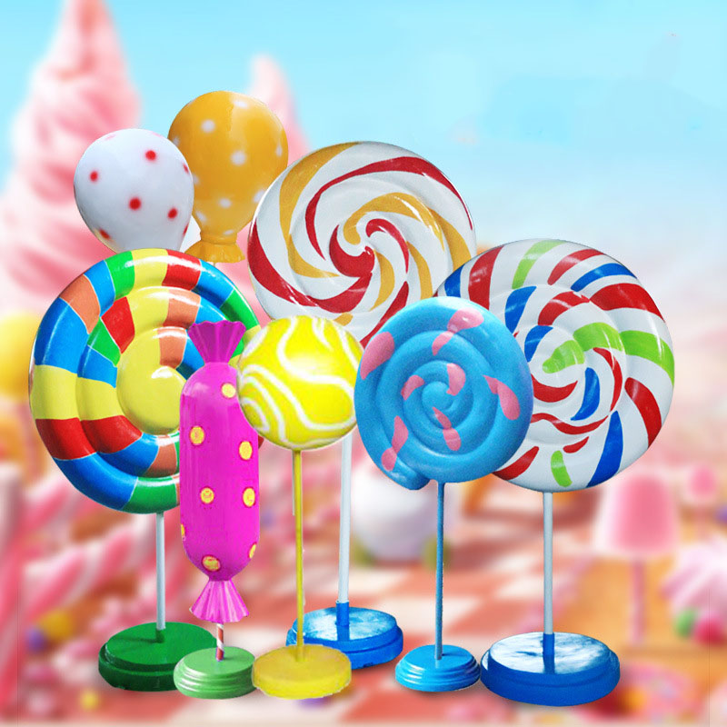 Giant Sweet Props - Fiberglass Doughnut and Ice Cream Sculptures