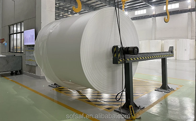Raw Material Jumbo Tissue Paper Parent Mother Roll Toilet Paper ...