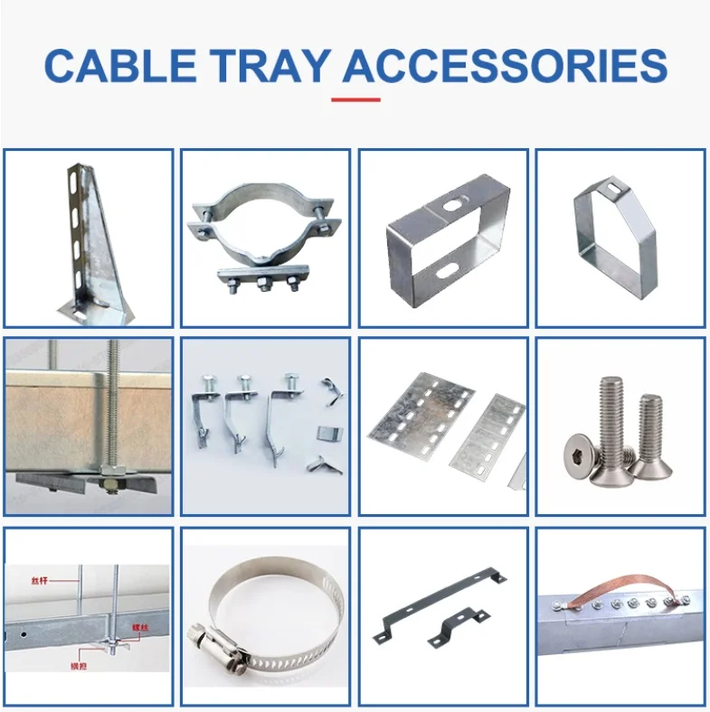 Galvanized Steel Cable Tray Supporting System With Perforated Cable Tray High Quality Cable ...