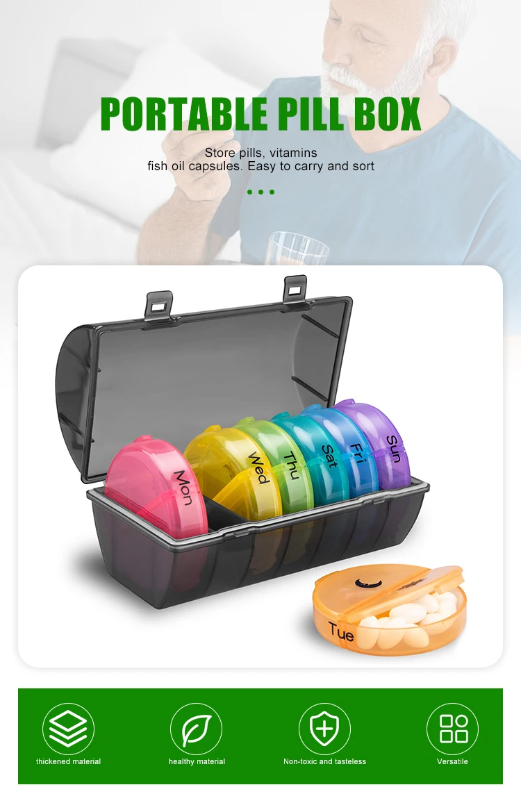 New Style Wholesale Pill Container Pp Plastic Cute And Small Medicine ...