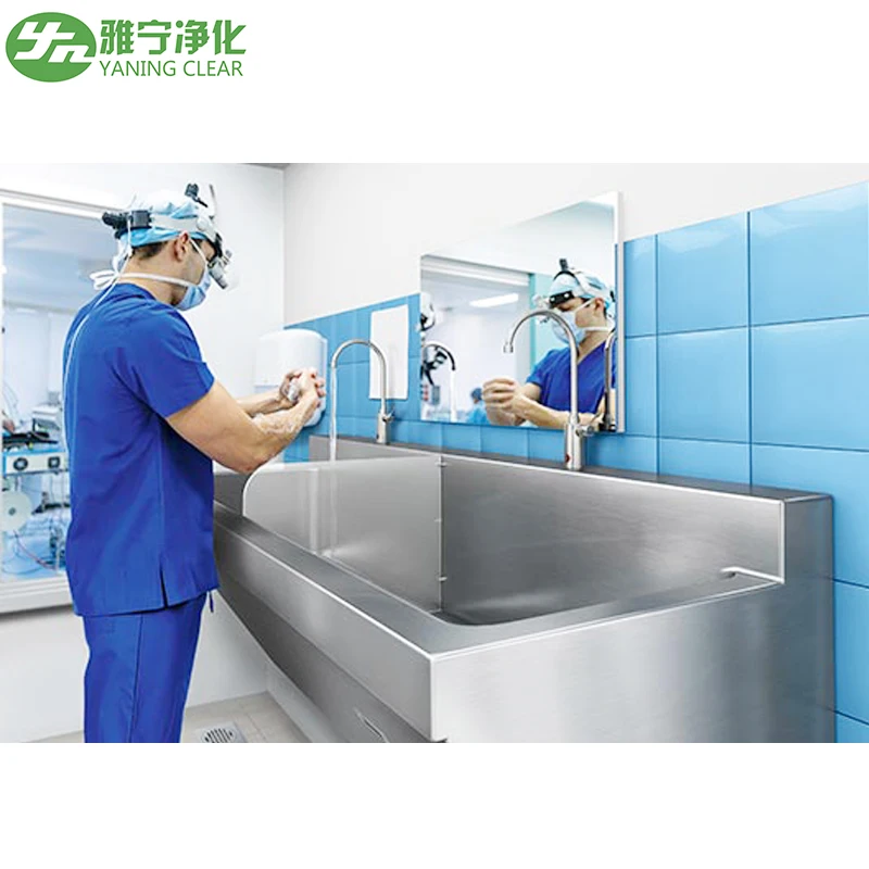 YANING Hospital Stainless Steel Wash Basin Surgical Hand Washing Sink ...