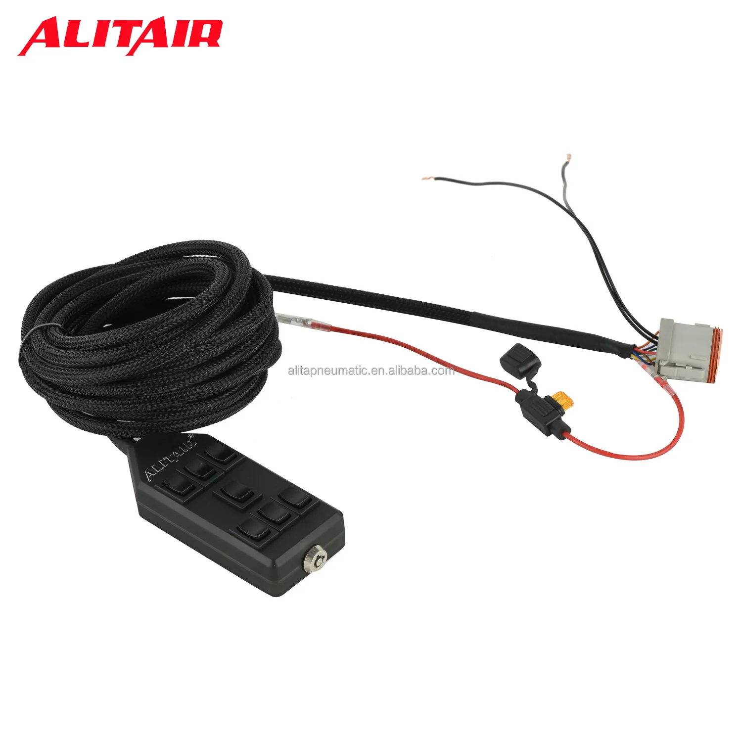 7 Toggle Switch Box Air Ride Suspension System Bag Valve Hand Control ...