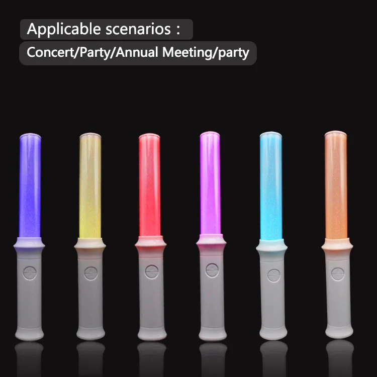 15 Colors Changeable LED Glow Stick Light Remote Controlled Cheer ...