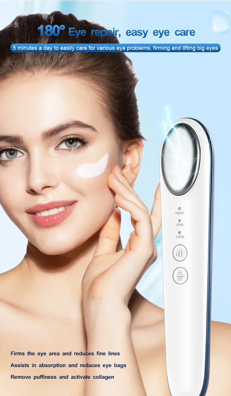 Beauti Product Dark Circle Vibration Anti Wrinkle Eye Lift Care Roller ...