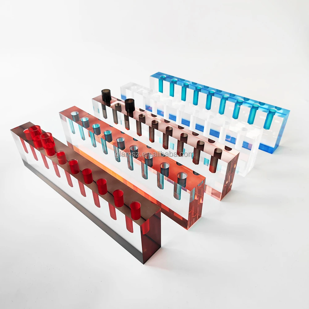 Candlestick Candle Holder Judaica Jewish Acrylic Chanukah Hanukkah Orah ...