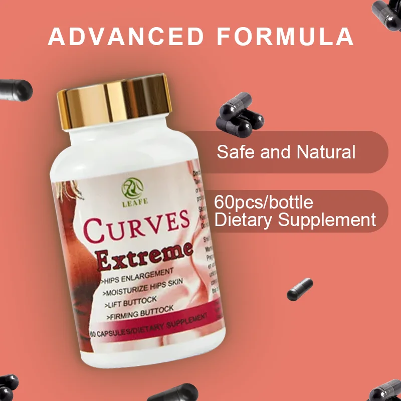 Curves Extreme Butt Enhancement Capsules - Natural Maca Pill