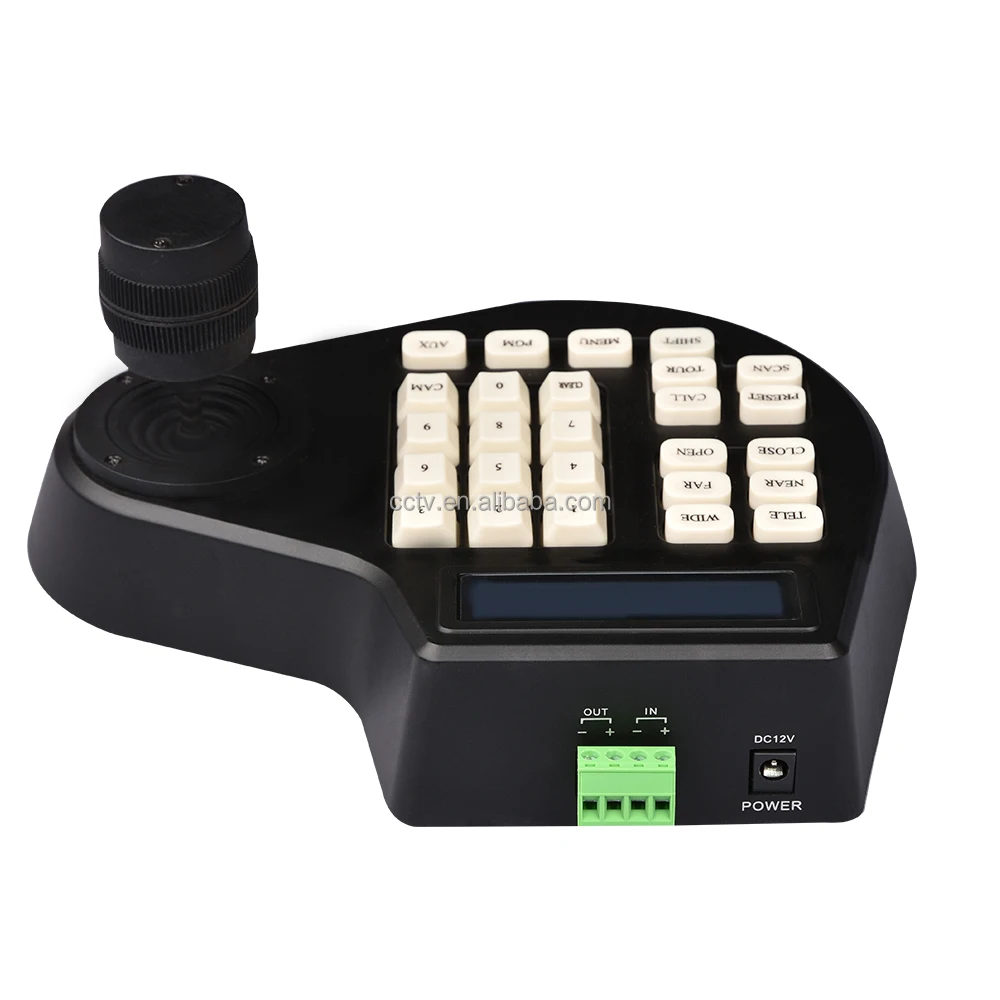 Cctv Security 3d Joystick Keyboard Controller For Ahd Cvi Tvi Analog Camera Pelco-d/p 3axis ...