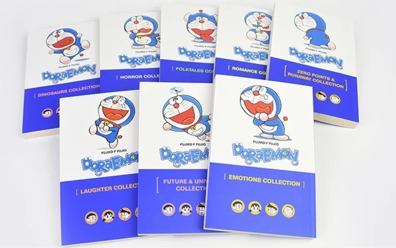 Doraemon Cartoon Picture Book Set - 8 Manga Books for Kids with Eco ...