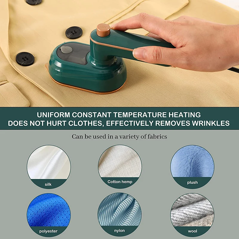 Professional Portable Micro Steam Iron - Handheld Garment Steamer for ...