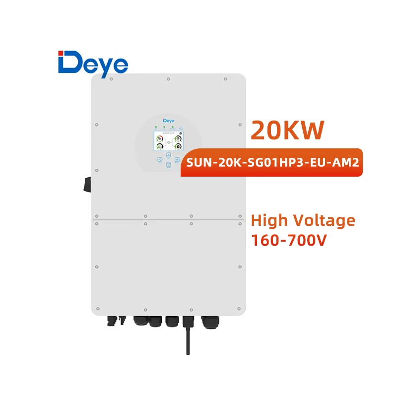 Deye 20kw 3 Phase Hybrid Inverter | 5-20kw High Voltage Battery Sun-20k ...