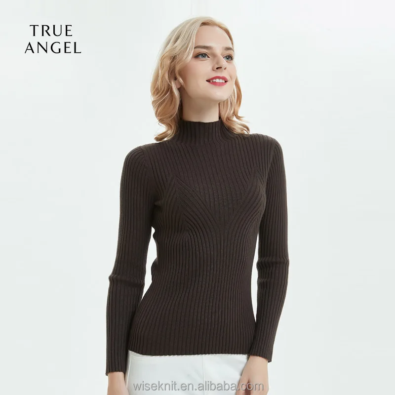 High Quality Women's Girls Knitted Clothing Sweaters Pullover Shirts ...
