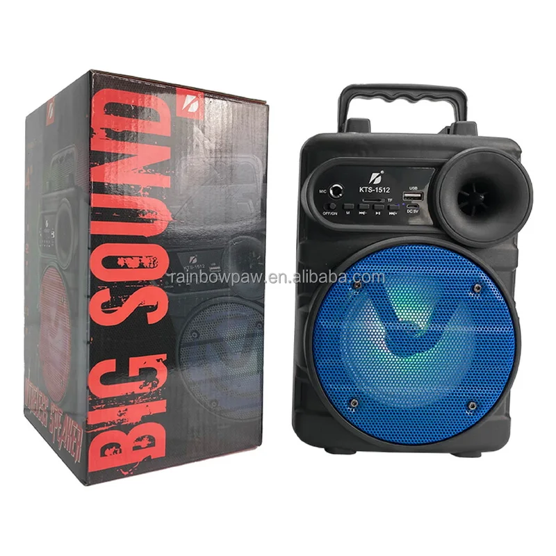 Kts 4 Inch Woofer Speaker Kts-1512: Portable Bluetooth Party Speaker ...