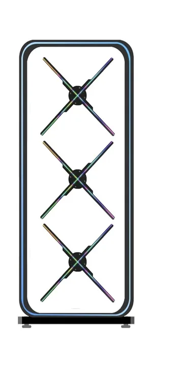 3d Hologram Fan Spinning Hologram 4 Blades 3d Hologram Display Showcase ...