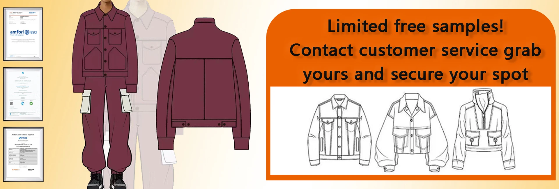 Custom Unisex Windbreaker Track Suit Jacket Set Over-Sized Turtleneck ...