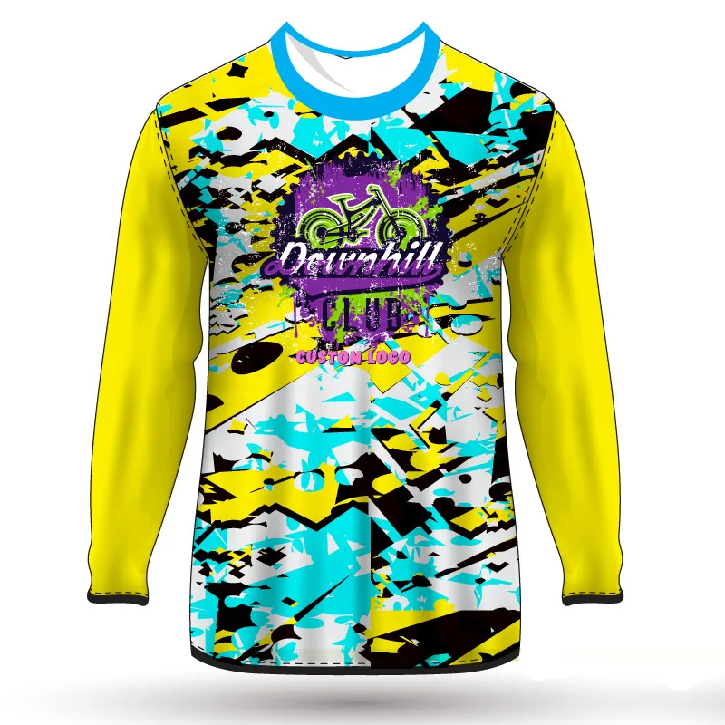 Custom BMX Uniform Designs - Long Sleeve Sublimated Jersey