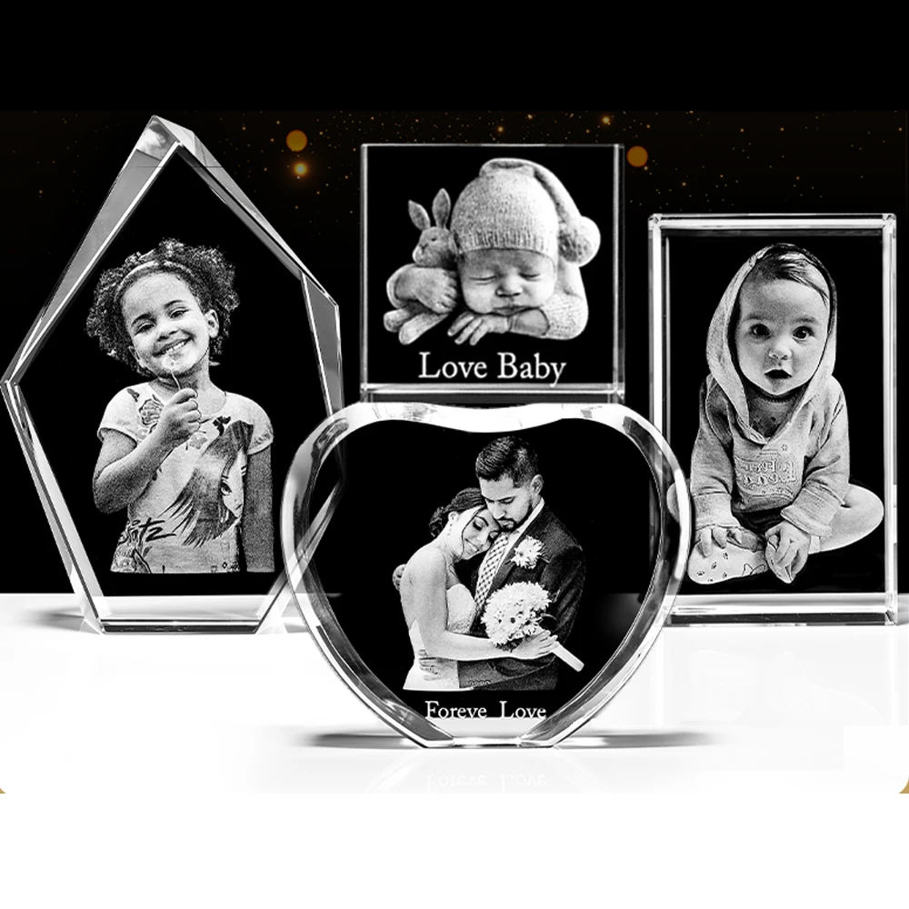 K9 Blank Sublimation No Bubbles Crystal Cube for Gifts