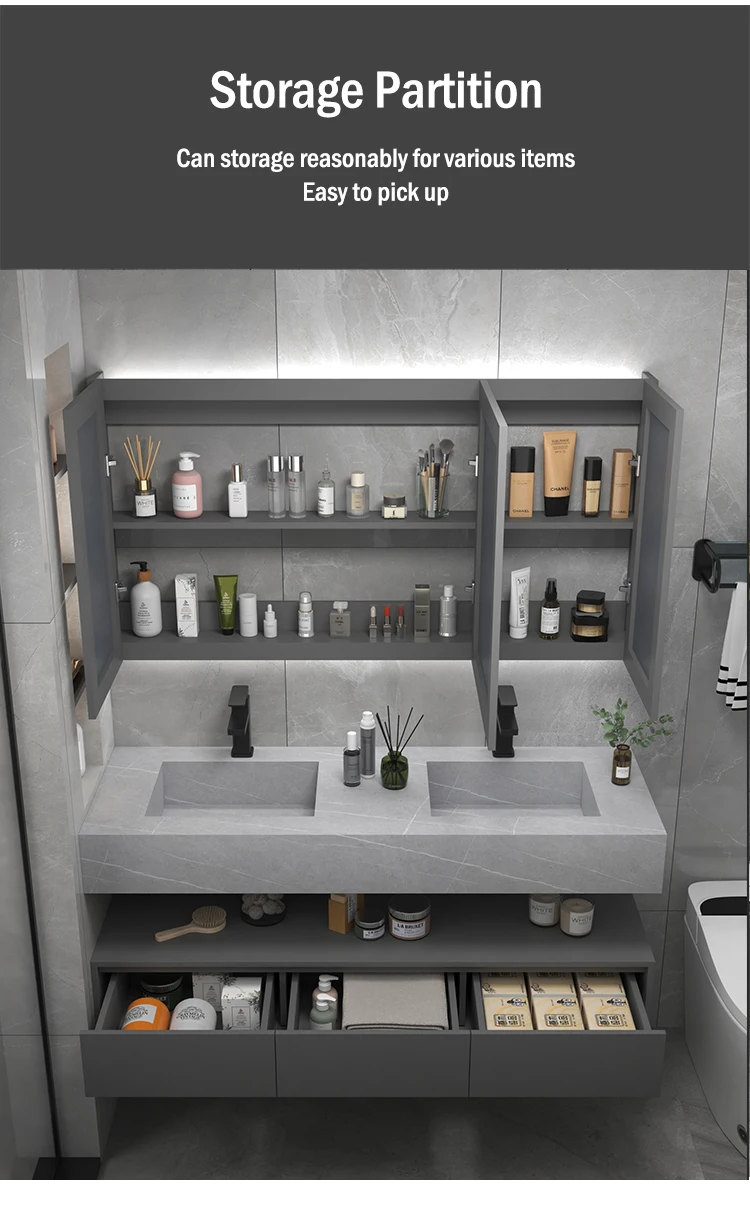 Euro Style Bathroom Floating Vanities Supplier Hotel 150cm Double ...