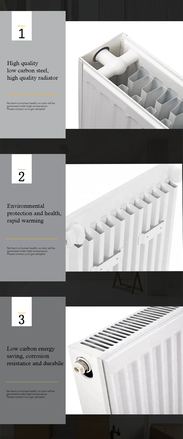 The Popular Steel Panel Wall Thickness 1.2mm Type 22 Room Hot Water ...