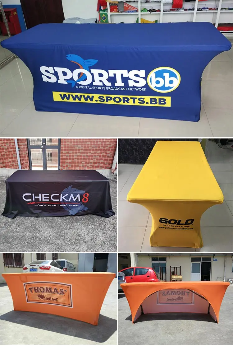 Custom Logo Trade Show Event Advertising Table Cover Table Cloth - Buy Table Cloth,Table Cover ...