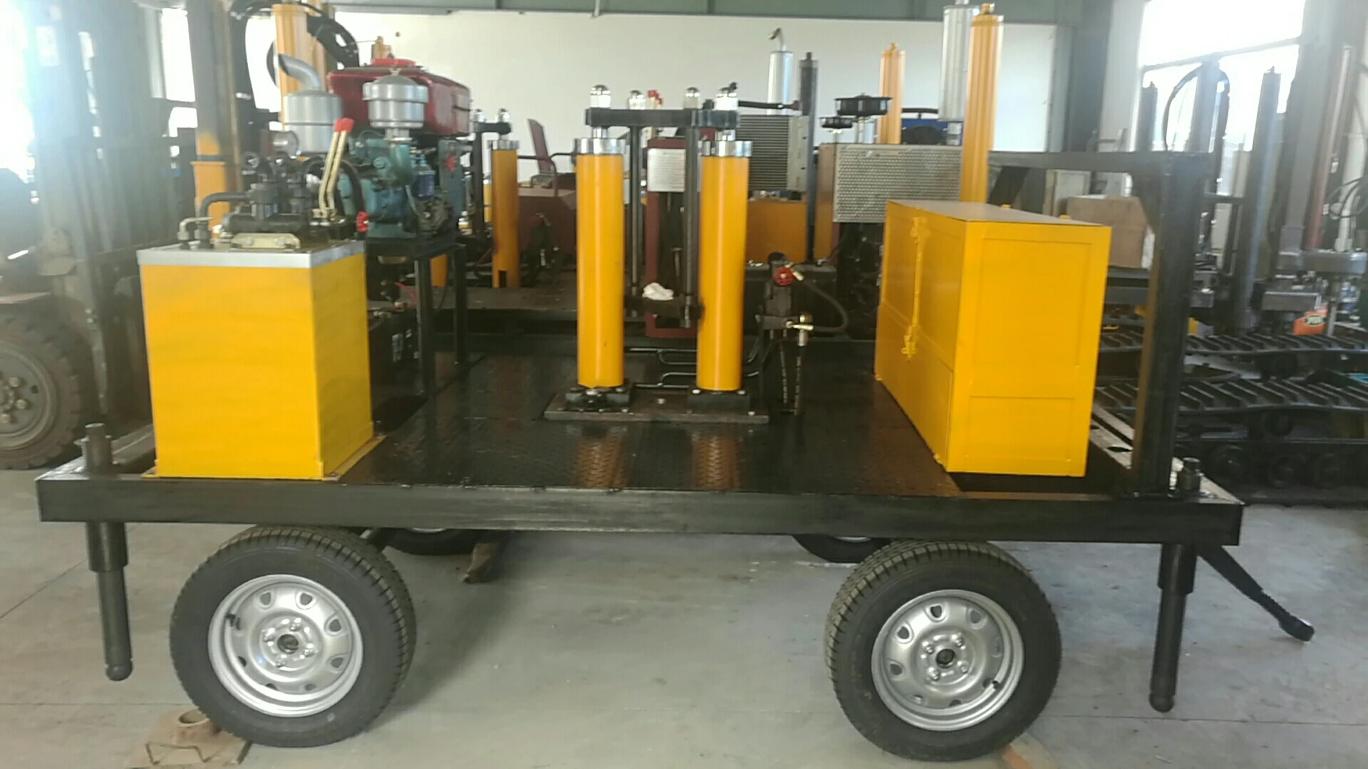 Full Hydraulic Track Static Cone Penetrometers CPTU for Soil Testing