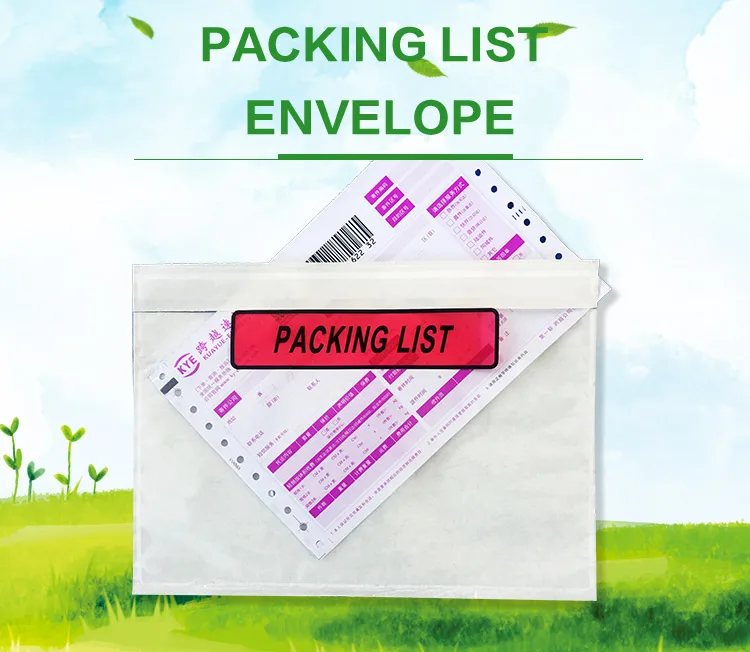 Invoice Enclosed Envelopes - Self Adhesive Packing List
