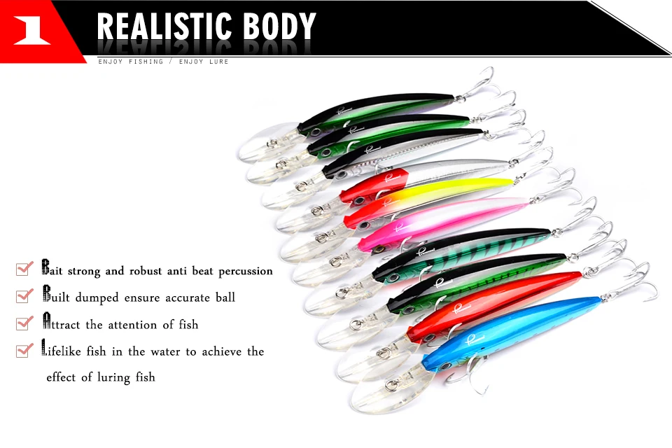 Proberos Hard Bait Minnow 3d Lure Eyes Fishing Lures| Alibaba.com