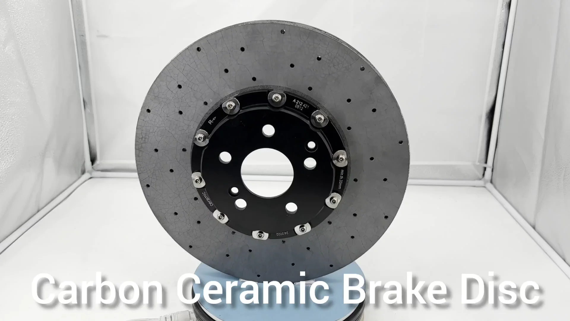 Hsingyik High Performance Upgrade Kits Front Carbon Ceramic Brake Disc ...