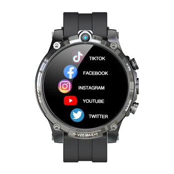 V20 Max 2023 Lte Smart Watch Hd Screen Camera Google Play Sim Card Download Mp4 Smartwatch Men ...