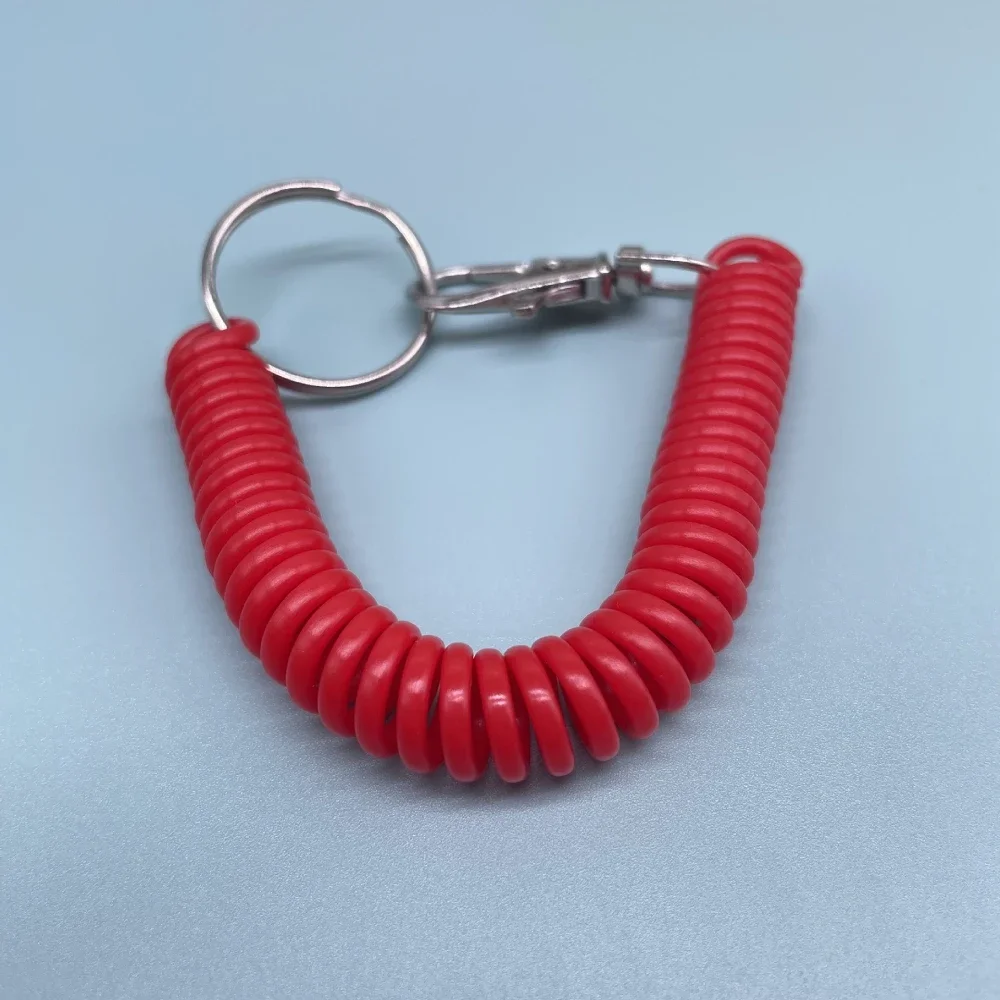 Secure Your Keys with a Spiral Retractable Spring Coil