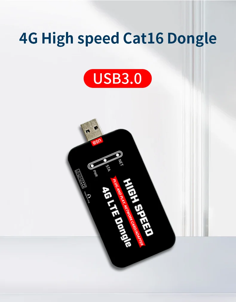 4g Cat 16 1gbps Dongle 4g Lte Usb Wireless Em160r-gl Router Portable 4g Network Cards Modem ...