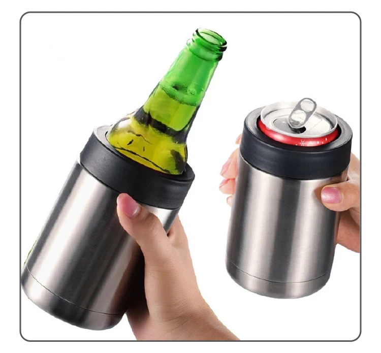Eco-friendly 304 Stainless Steel Can Cooler - Insulated