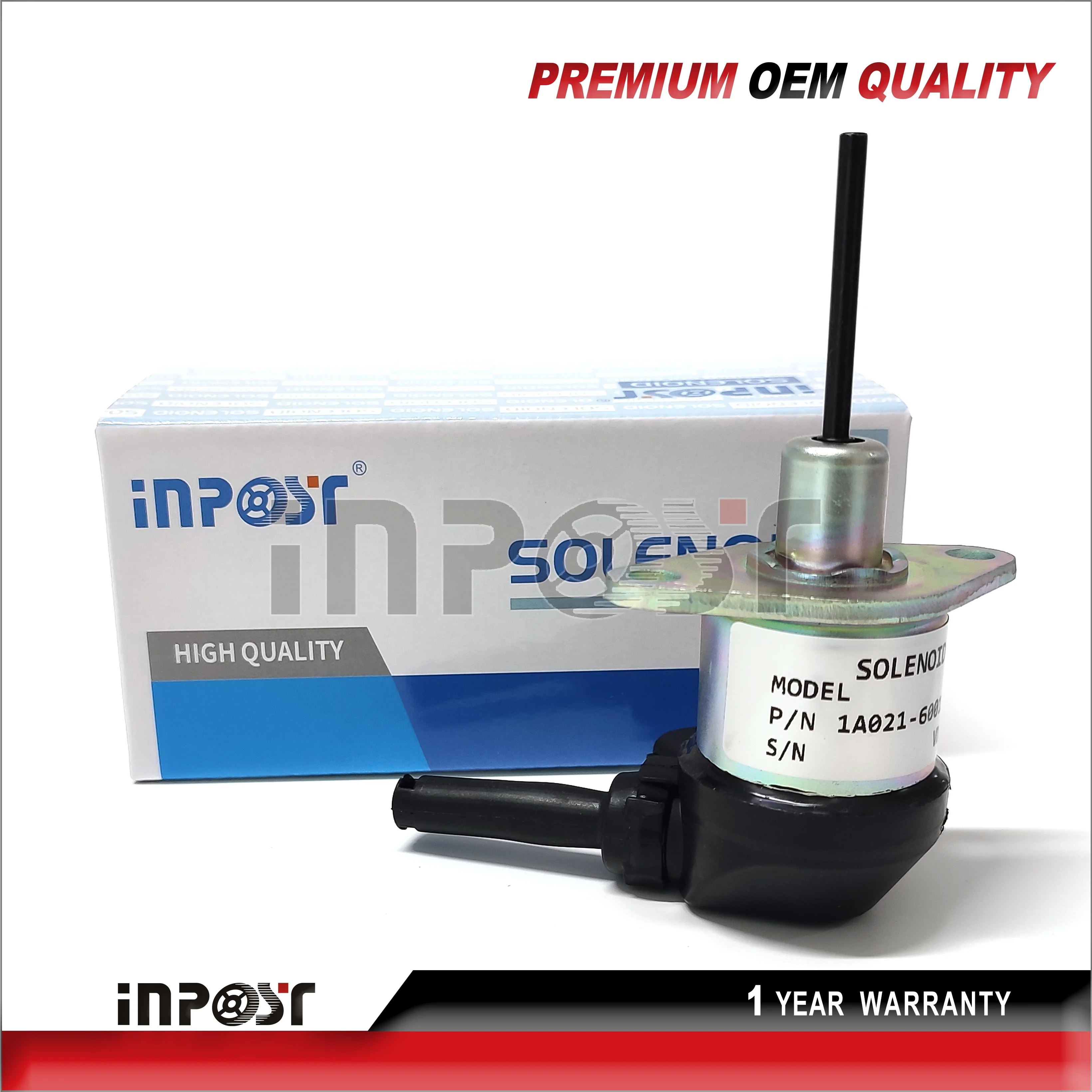 12V Engine Stop Solenoid 1A021-60010 1A021-60015 1A021-60013 1A021 ...