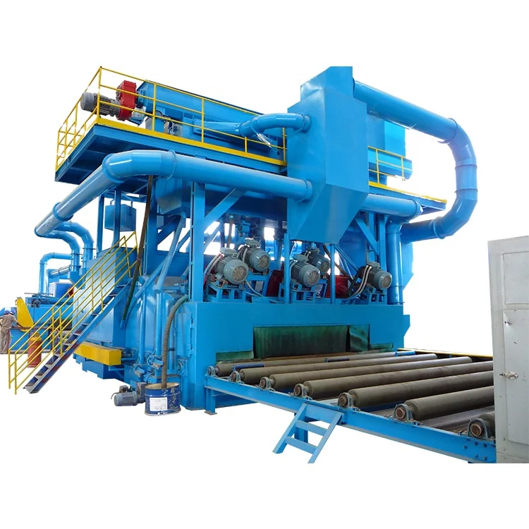 H Beam Steel Structural roller conveyor shot blasting machine| Alibaba.com