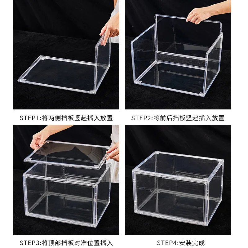 Clear Acrylic Display Case For Funko Pop Lego Minifigure Action Figure ...