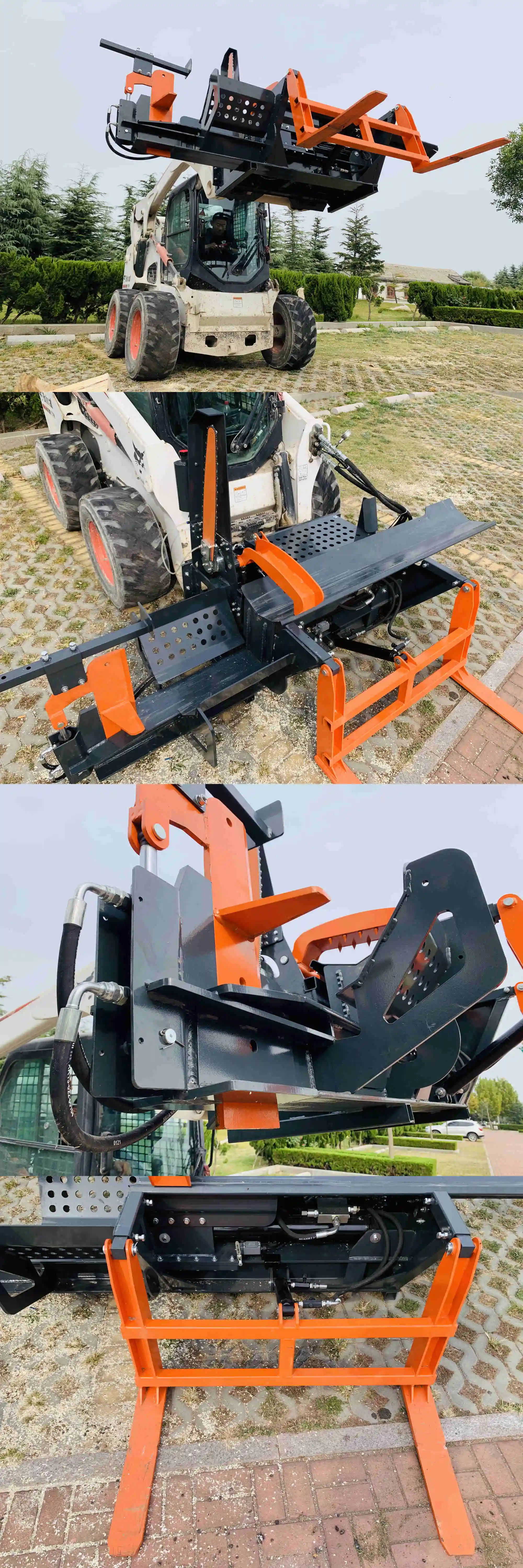 14ton Excavator Firewood Processor / Wood Log Splitter / Hydraulic Log ...